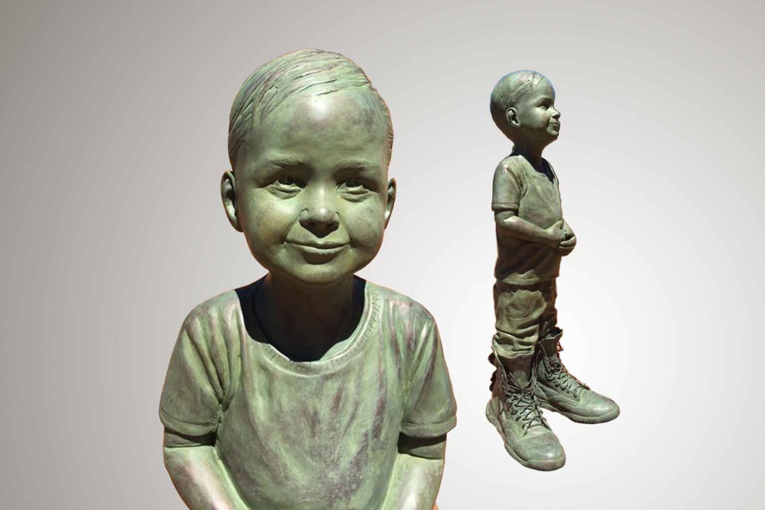 Mason - Custom Bronze Portrait Custom Sculpture by Stephanie Hunter ...